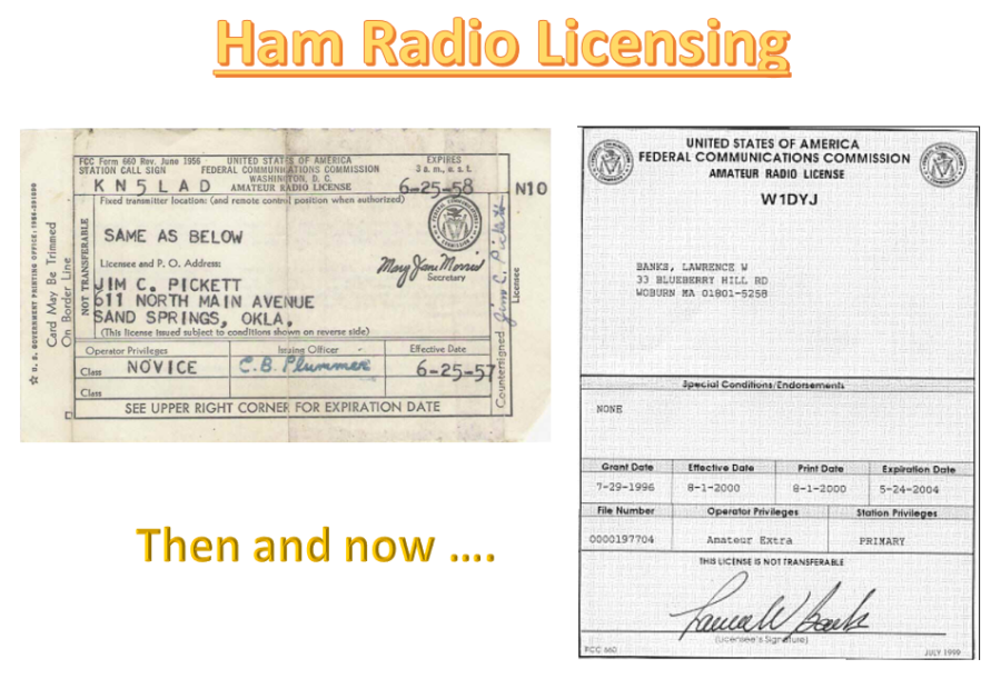 Ham Radio Licensing then and now – Delaware Valley Radio Association